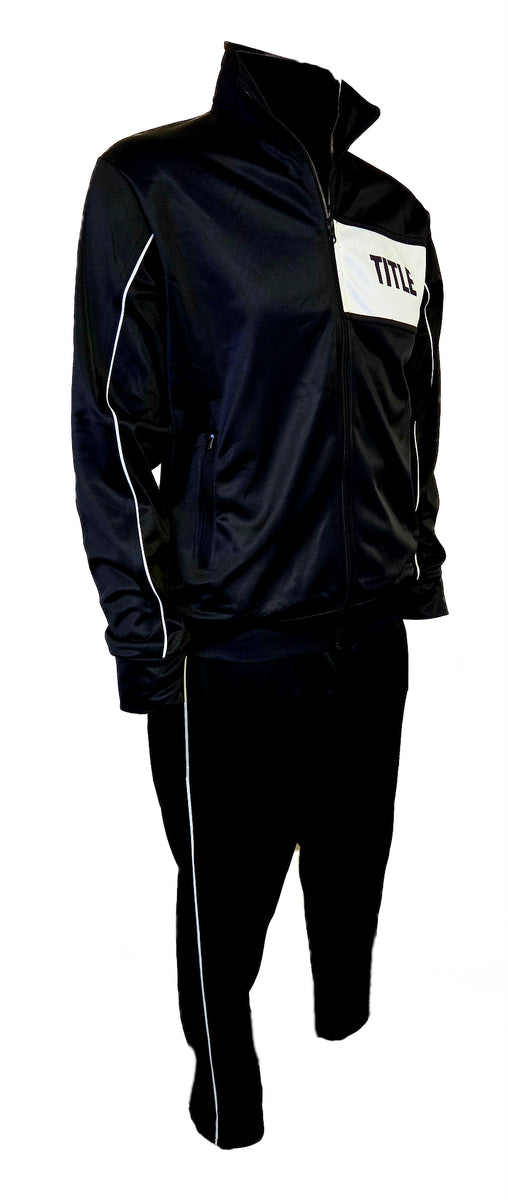 Title Tracksuit Nylon: Black - Top and Pants Set – TITLE Boxing South ...