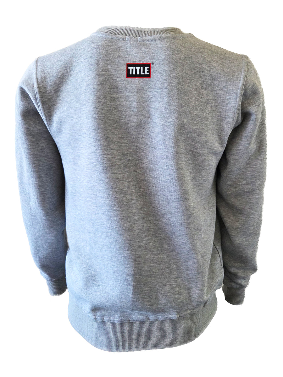Title Tracksuit Fleece: Grey - Top Only – TITLE Boxing South Africa