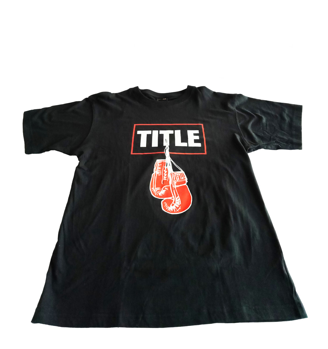Title T-Shirt: Cotton - Black – TITLE Boxing South Africa